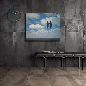 Magritte "the Infinite Recognition" Waterproof Vinyl Fabric, HD Print ...