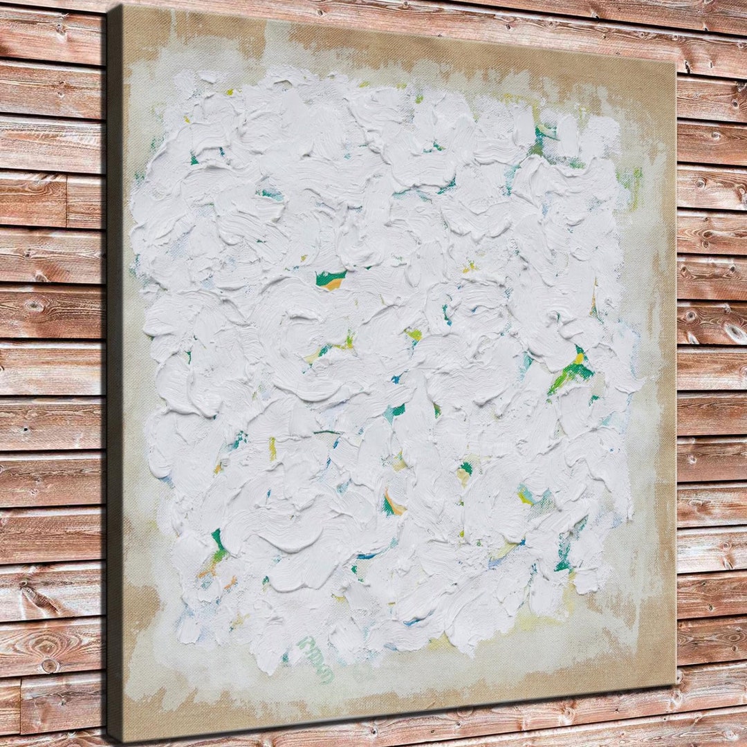 24x24 Inches - Robert Ryman "untitled" New HD Print on Canvas Ready to ...
