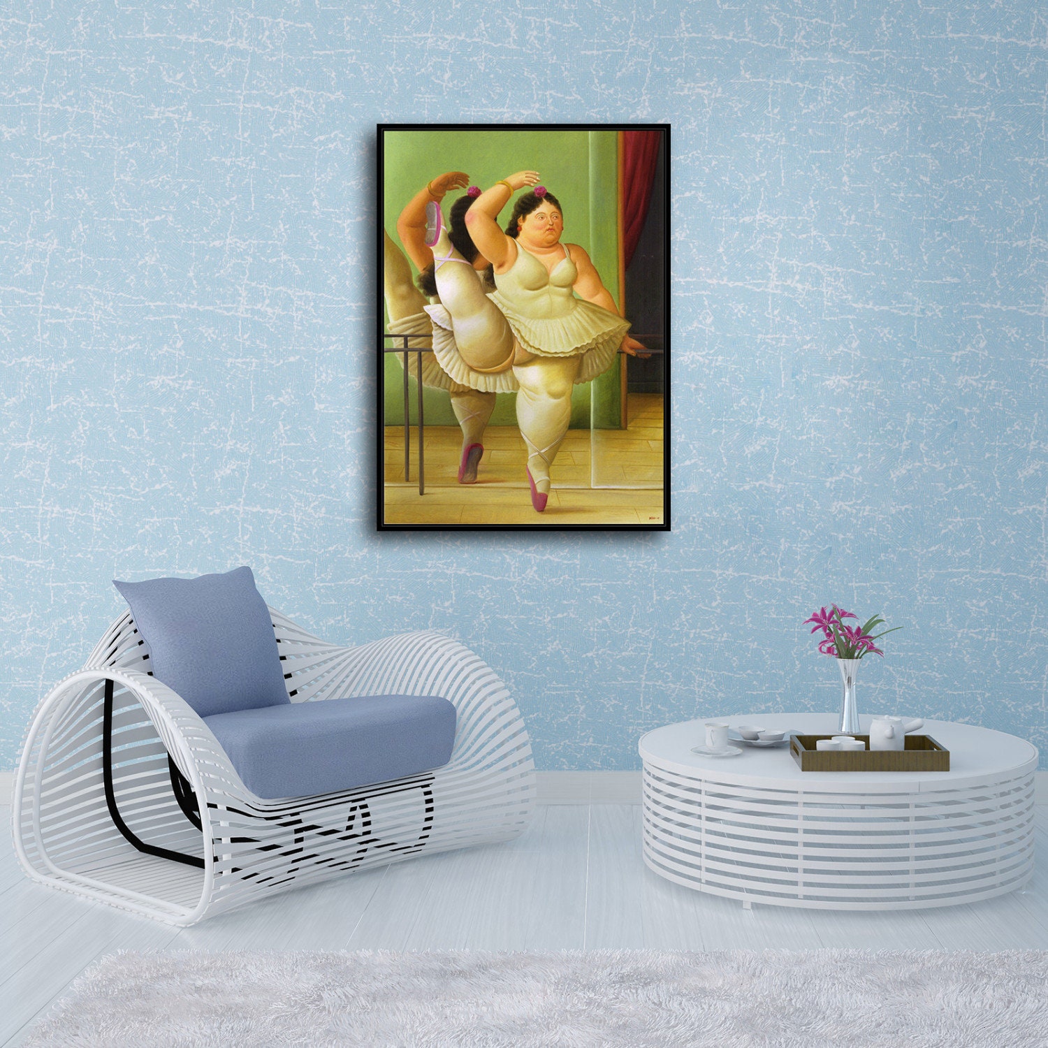 30x24 Inches Fernando Botero Inspired Art Print. New HD Print. Canvas ...