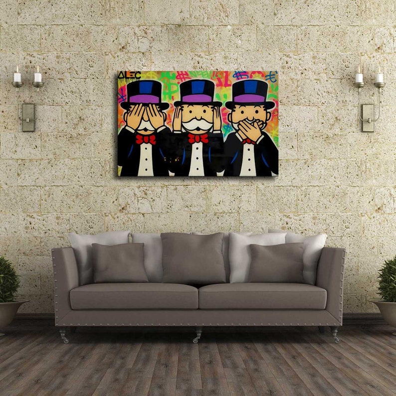 Alec Monopoly Waterproof Vinyl Canvas New HD Print, Ready to Hang - Etsy UK