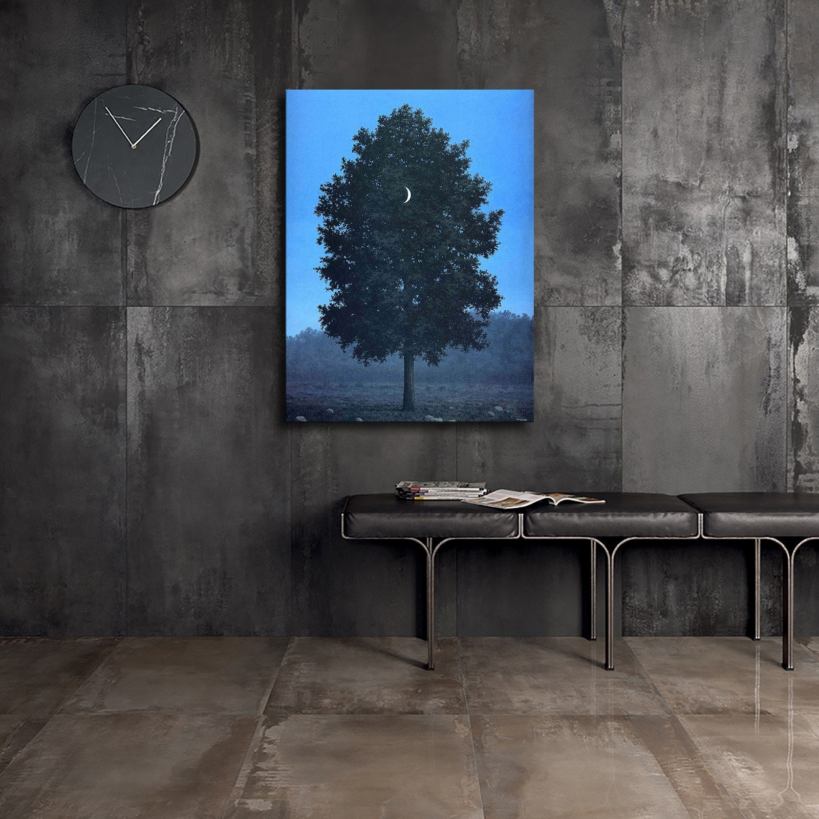 Rene Magritte '16th September' Waterproof Vinyl Fabric Canvas HD Print ...