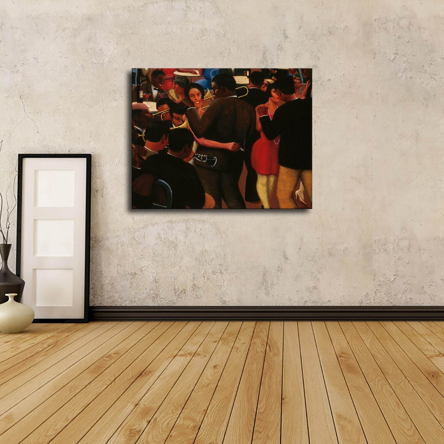 30x24 Inches - Archibald Motley New HD Print on Canvas Ready to Hang Large Size Picture ...