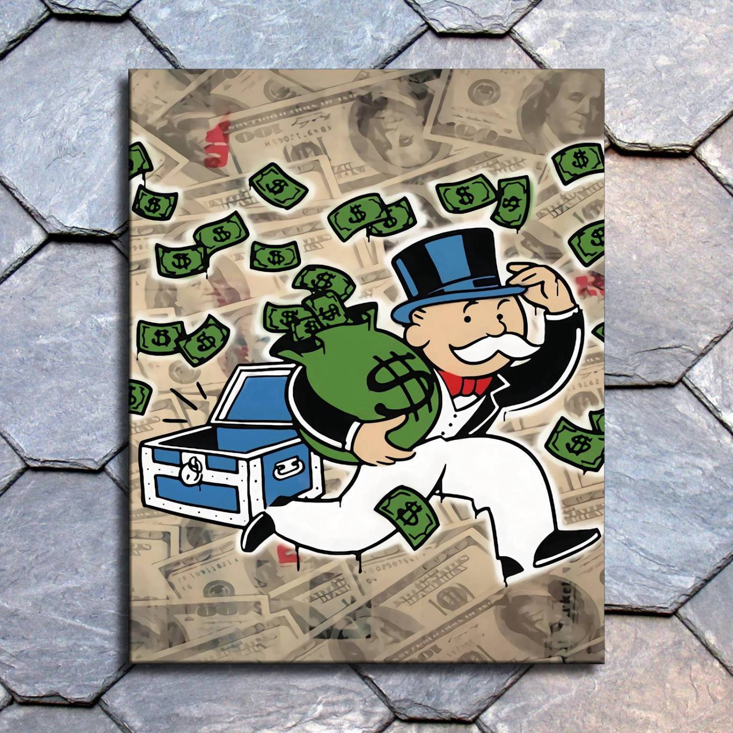 30x24 Inches Alec Monopoly Inspired Art Print. New HD Print. Canvas ...