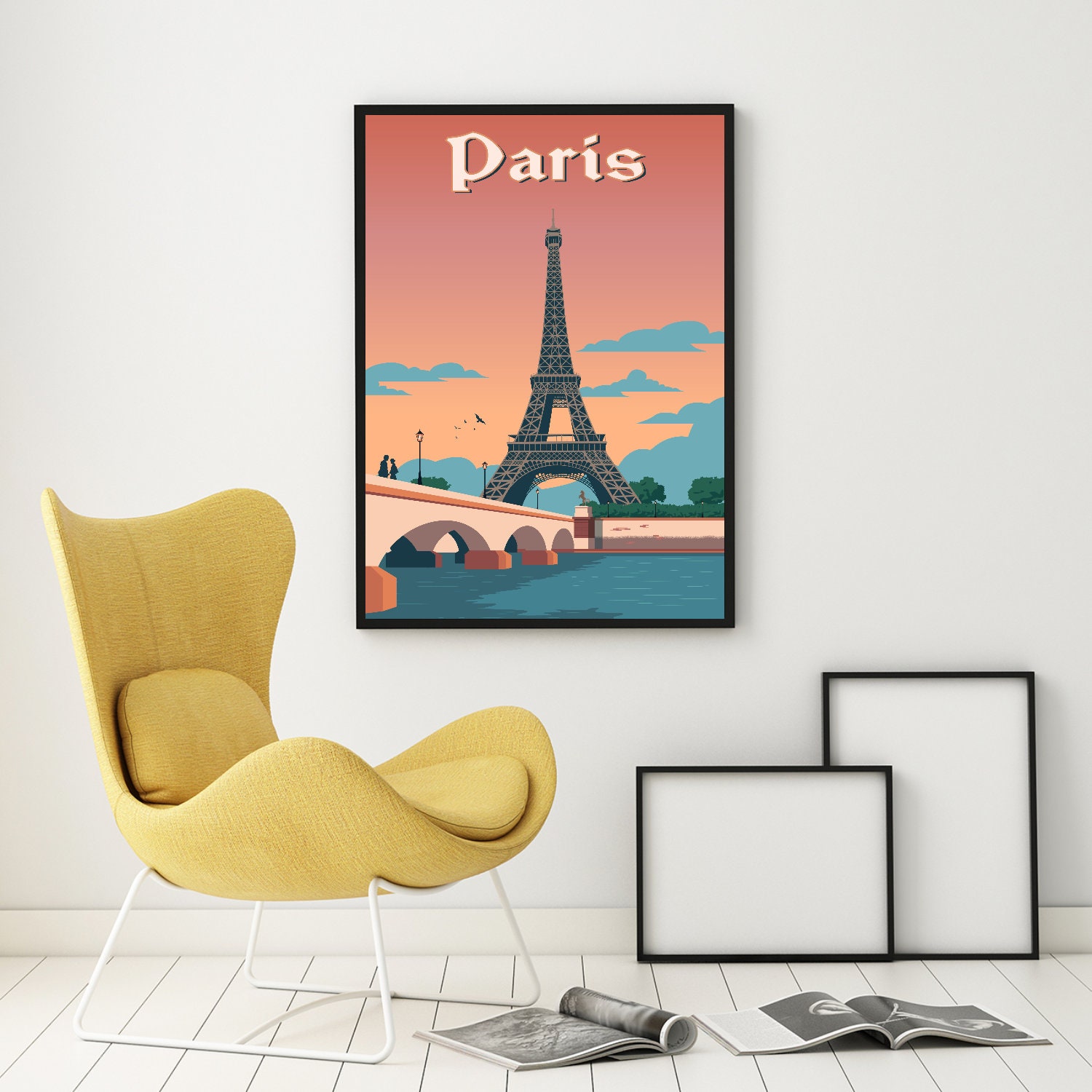 36x24 Inches France Travel Poster Art Print. New HD Print. - Etsy