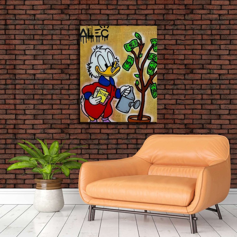 Alec Monopoly 'seeds' Waterproof Vinyl Fabric, HD Print, Wall Home ...