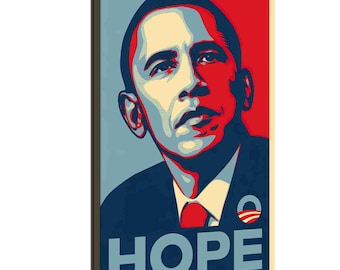 Shepard Fairey - Obama - HOPE - ORIGINAL 2008 OBEY Street Poster 24x36 ...