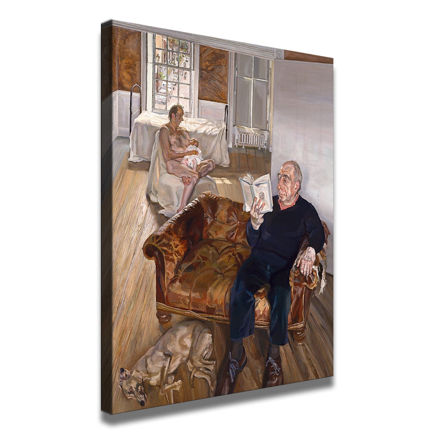 Lucian Freud Waterproof Vinyl Fabric HD Print, Wall Home Decor, Ready ...