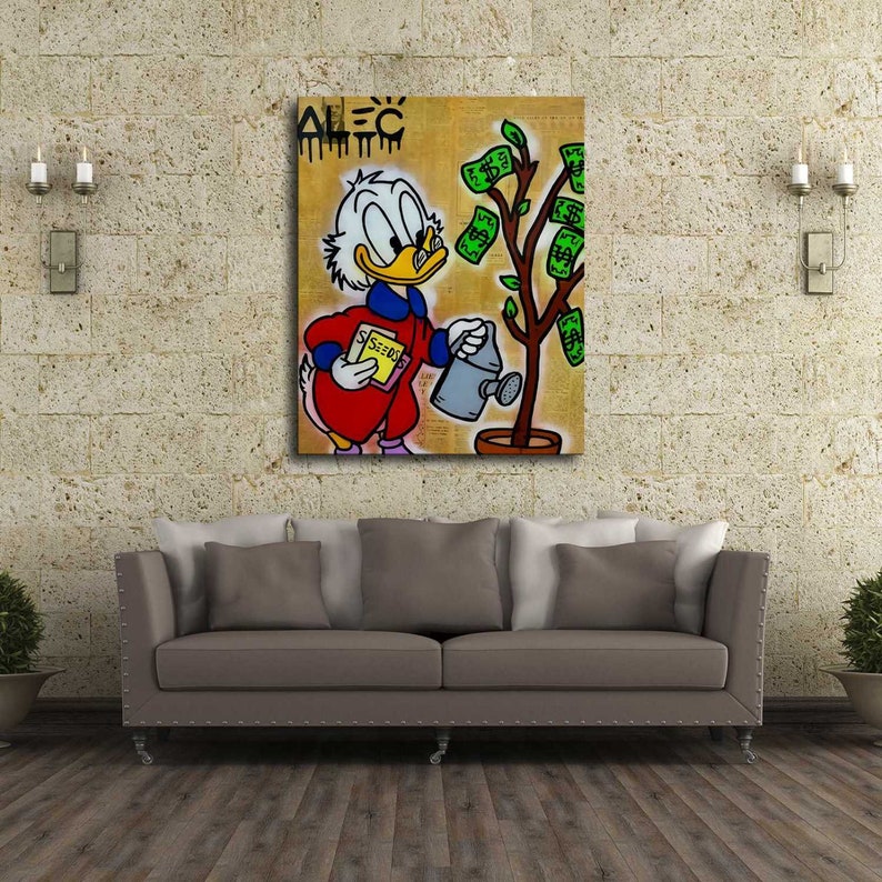 Alec Monopoly 'seeds' Waterproof Vinyl Fabric, HD Print, Wall Home ...
