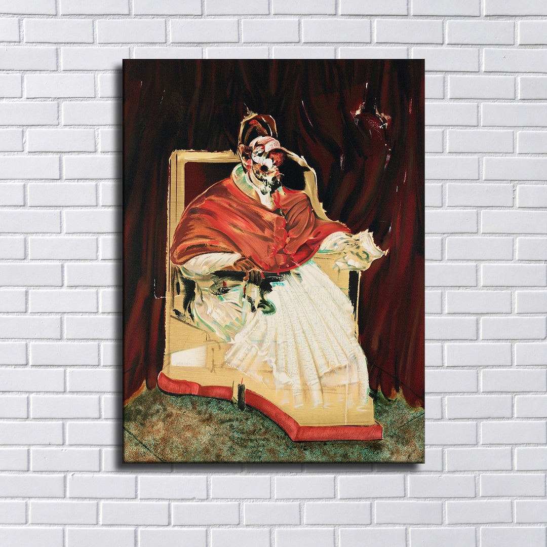 Francis Bacon Pope Innocent X Waterproof Vinyl Fabric HD Print, Wall ...