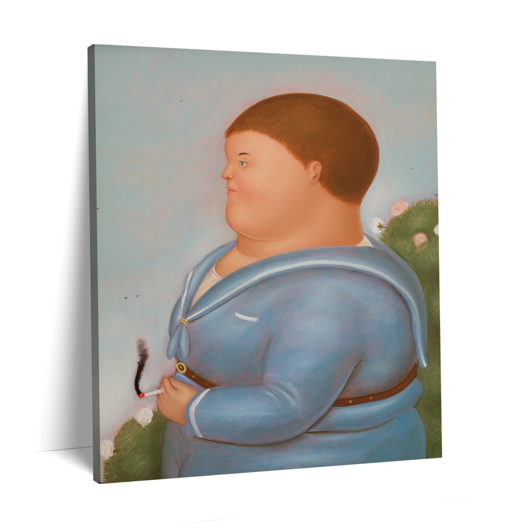 Fernando Botero Waterproof Vinyl Fabric Canvas HD Print, Wall Home ...