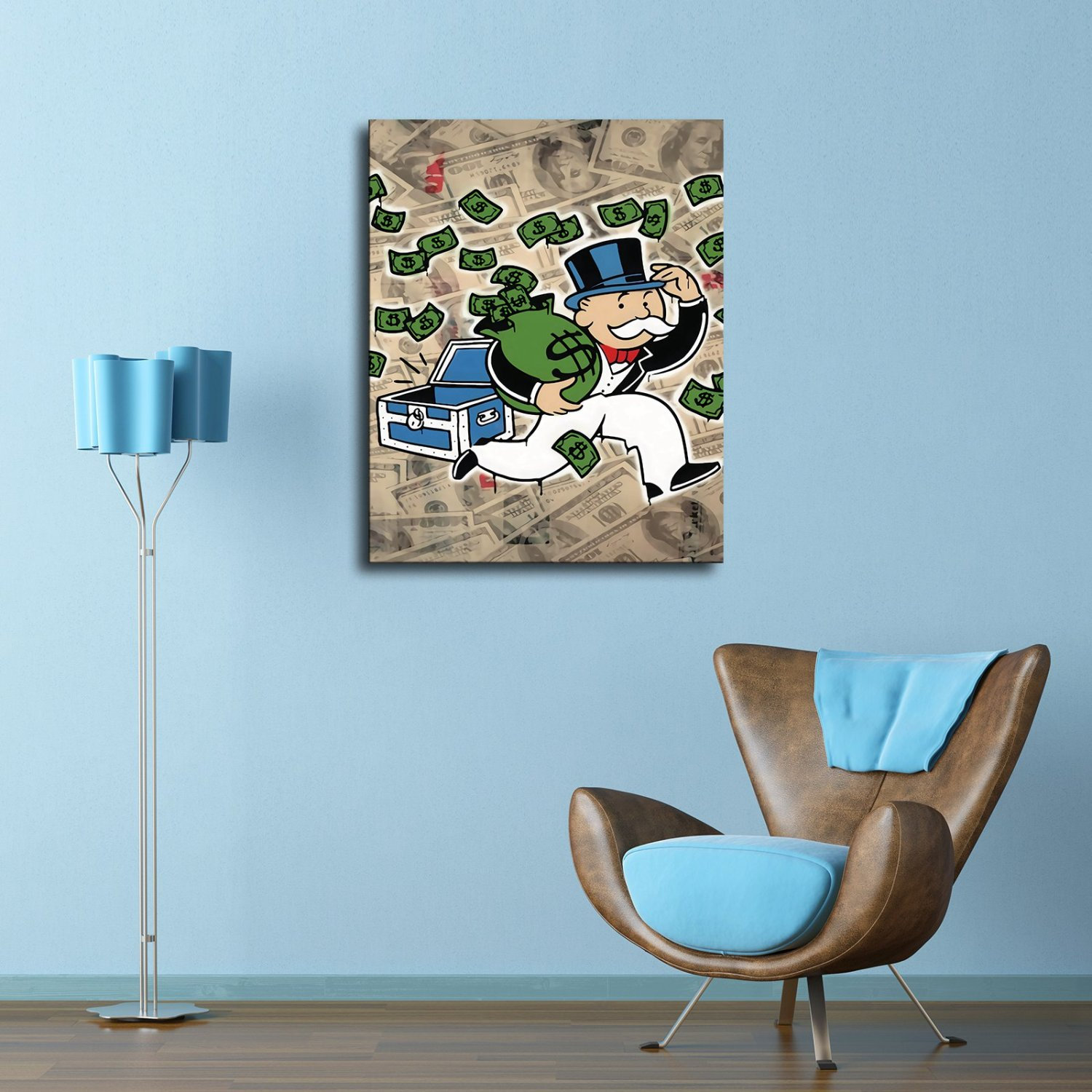 30x24 Inches Alec Monopoly Inspired Art Print. New HD Print. Canvas ...