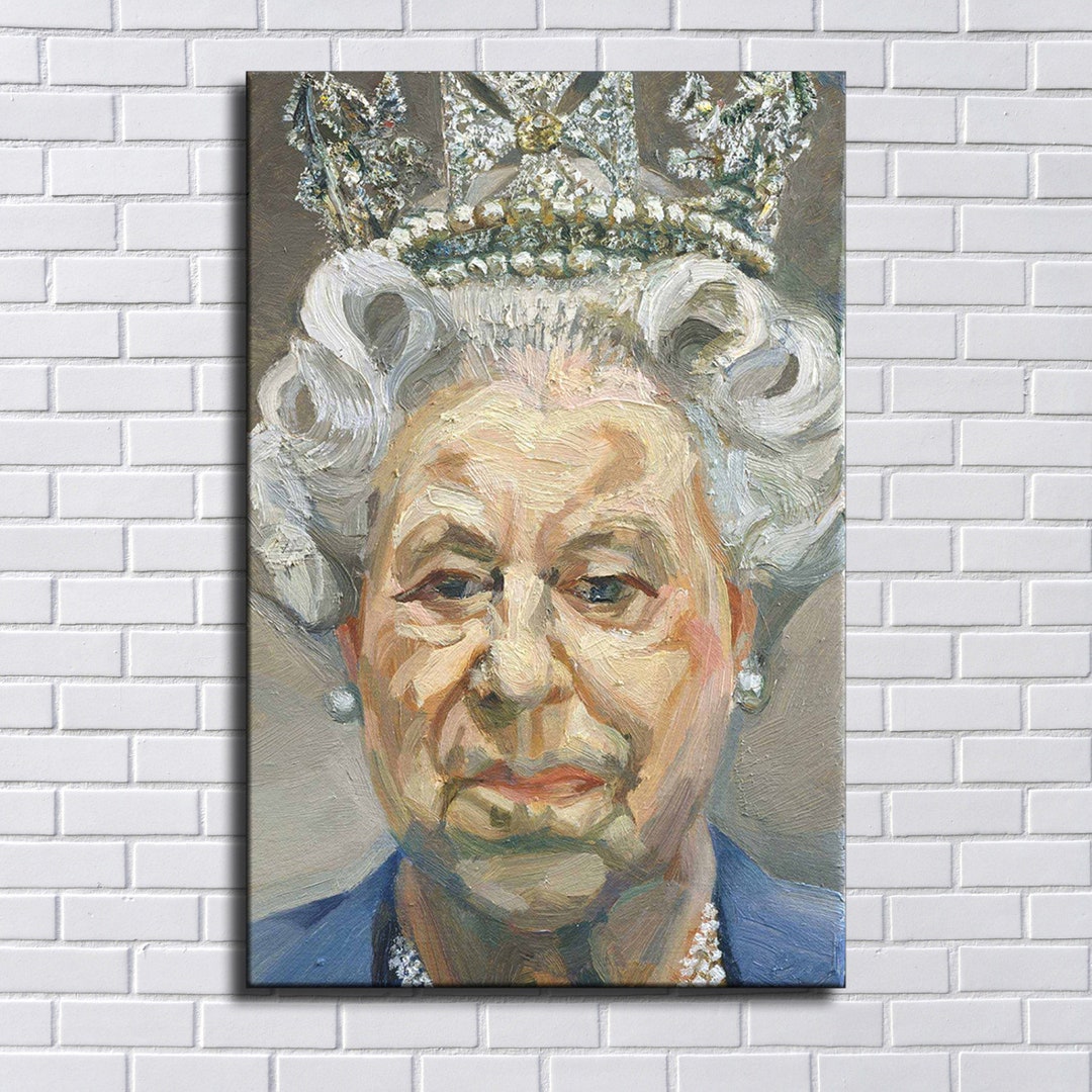 36x24" Inches - Lucian Freud "her Majesty Queen Elizabeth Ii" New HD ...
