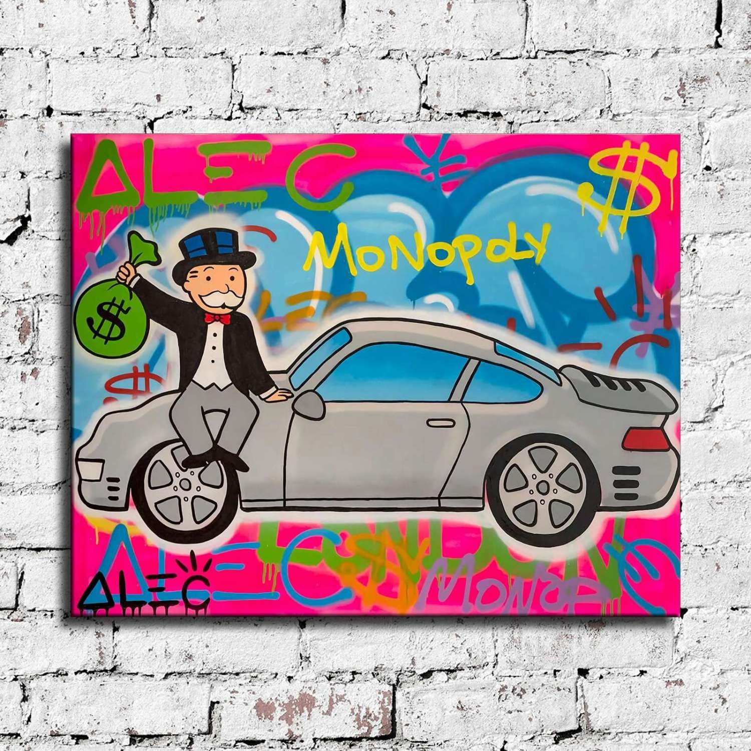 30x24 Inches Alec Monopoly Inspired Art Print. New HD Print. - Etsy