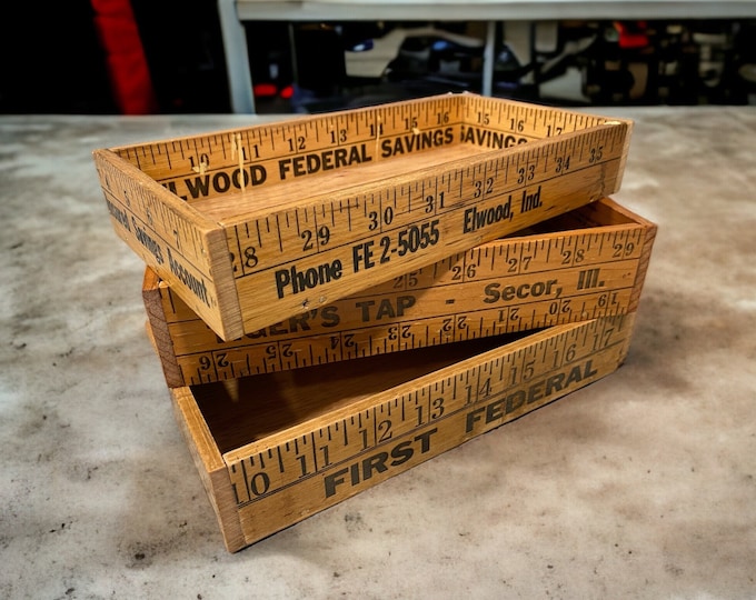 Handcrafted Yardstick Box - Etsy
