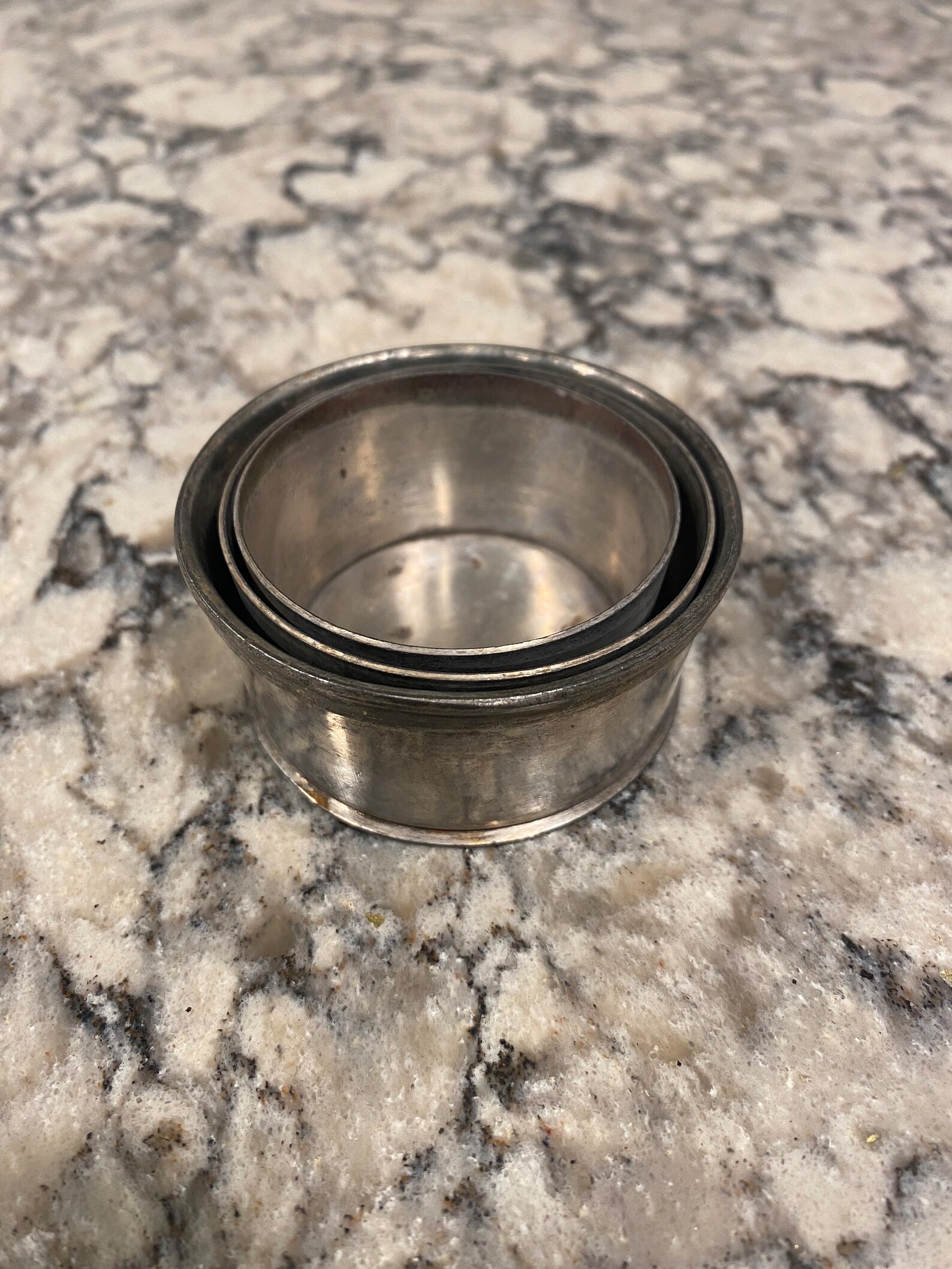 Antique Collapsible Metal Cup and Tin Container, Civil War Era Travel ...