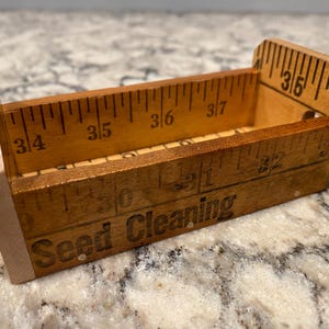 Handmade Yardstick Business Card Holder or Small Trinket Box - Etsy