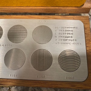Vintage Machinist Surface Finish Comparator. - Etsy