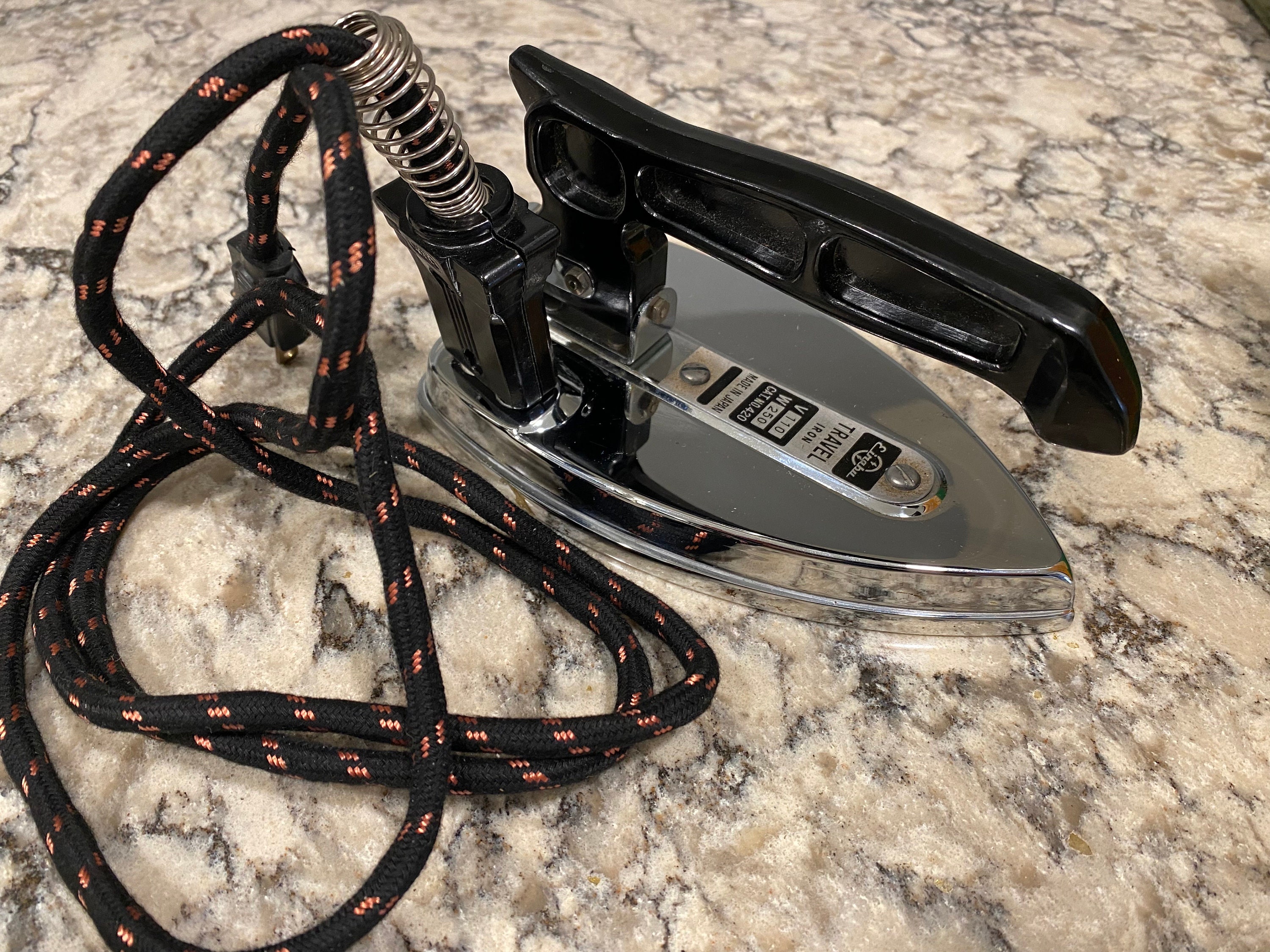 Vintage Folding Travel Iron With Original Packaging - Etsy