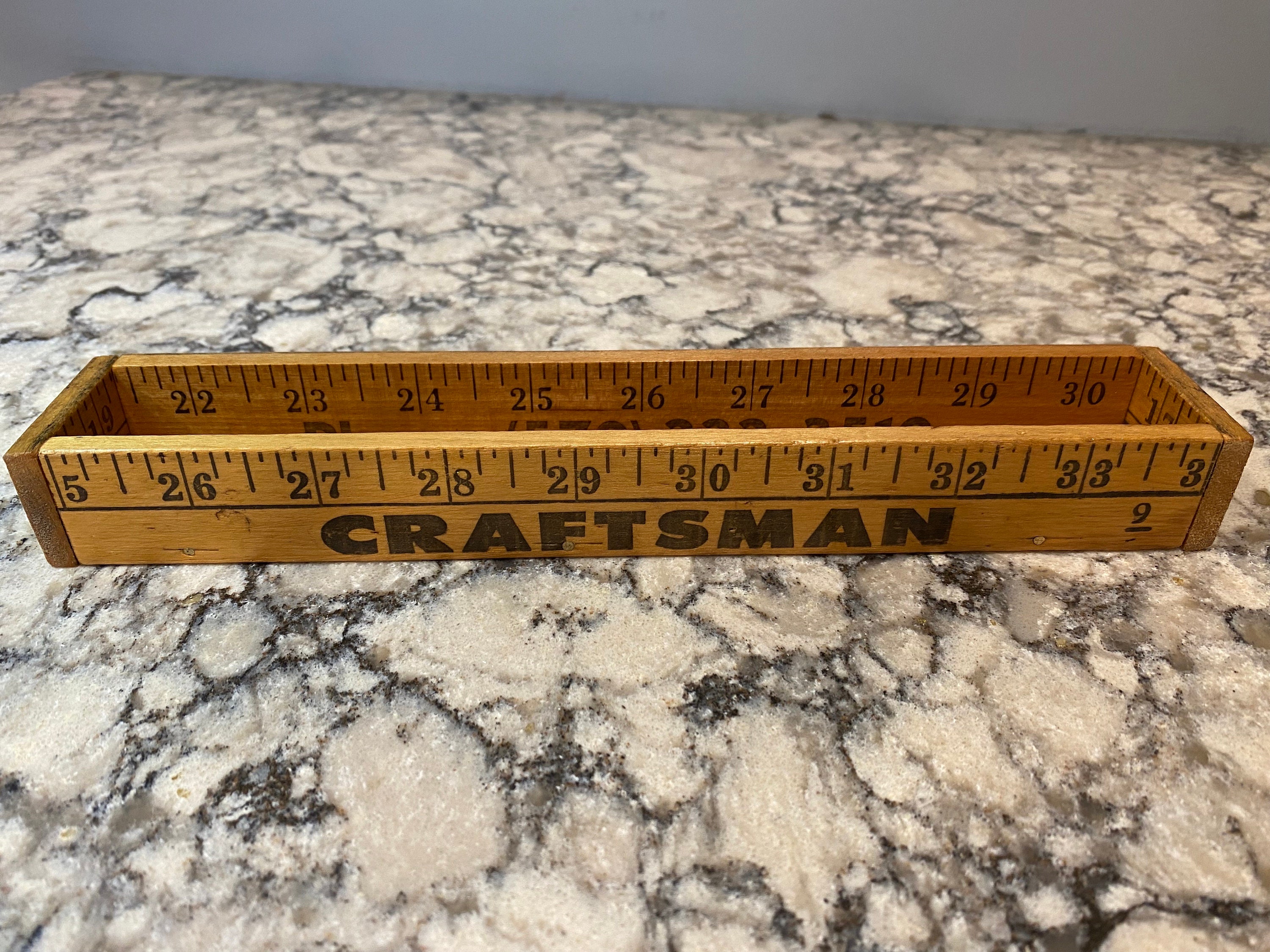 Handcrafted Yardstick Trinket or Pencil Box - Etsy