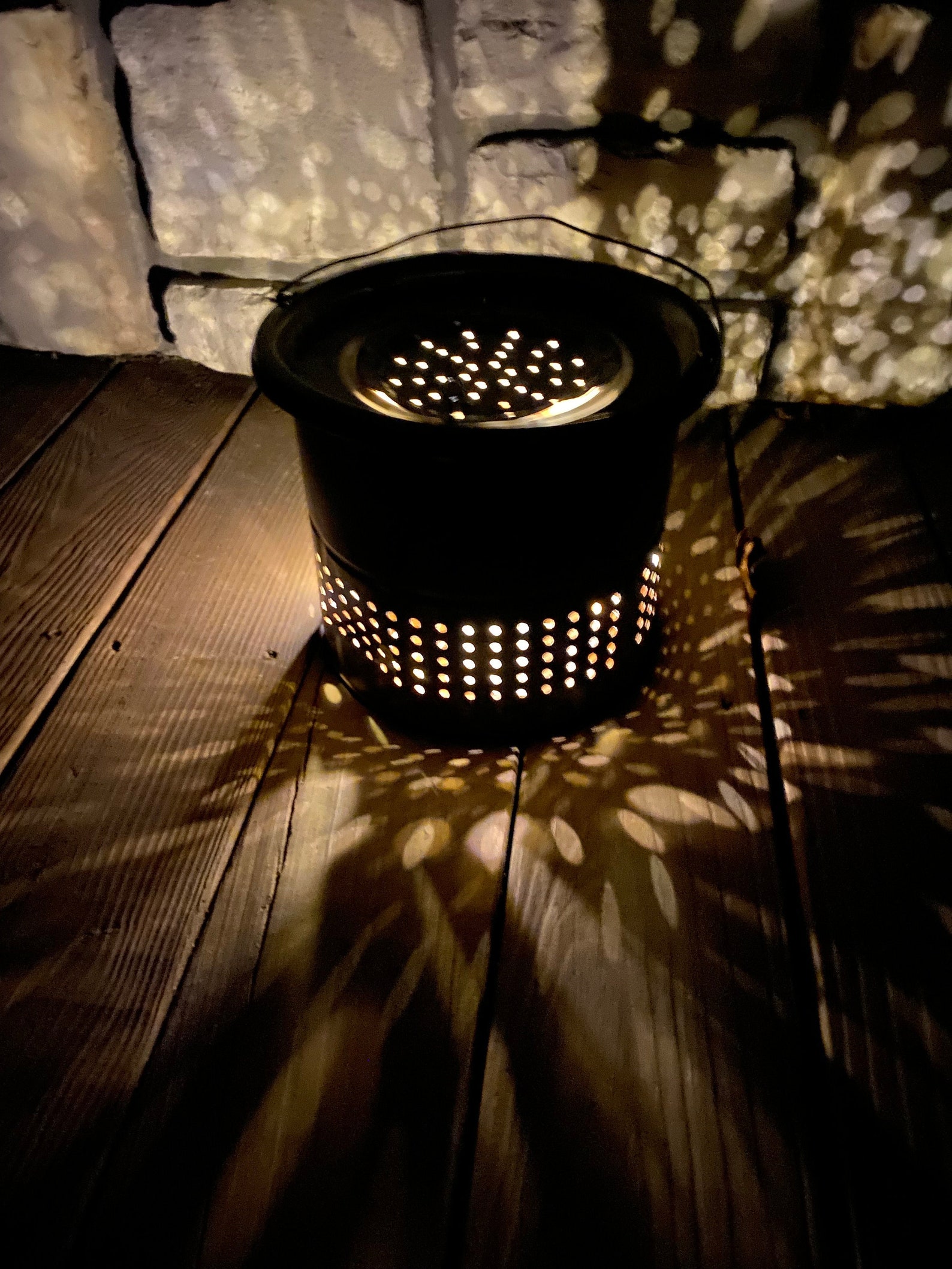 Patio or Deck Light Vintage Minnow Bucket - Etsy