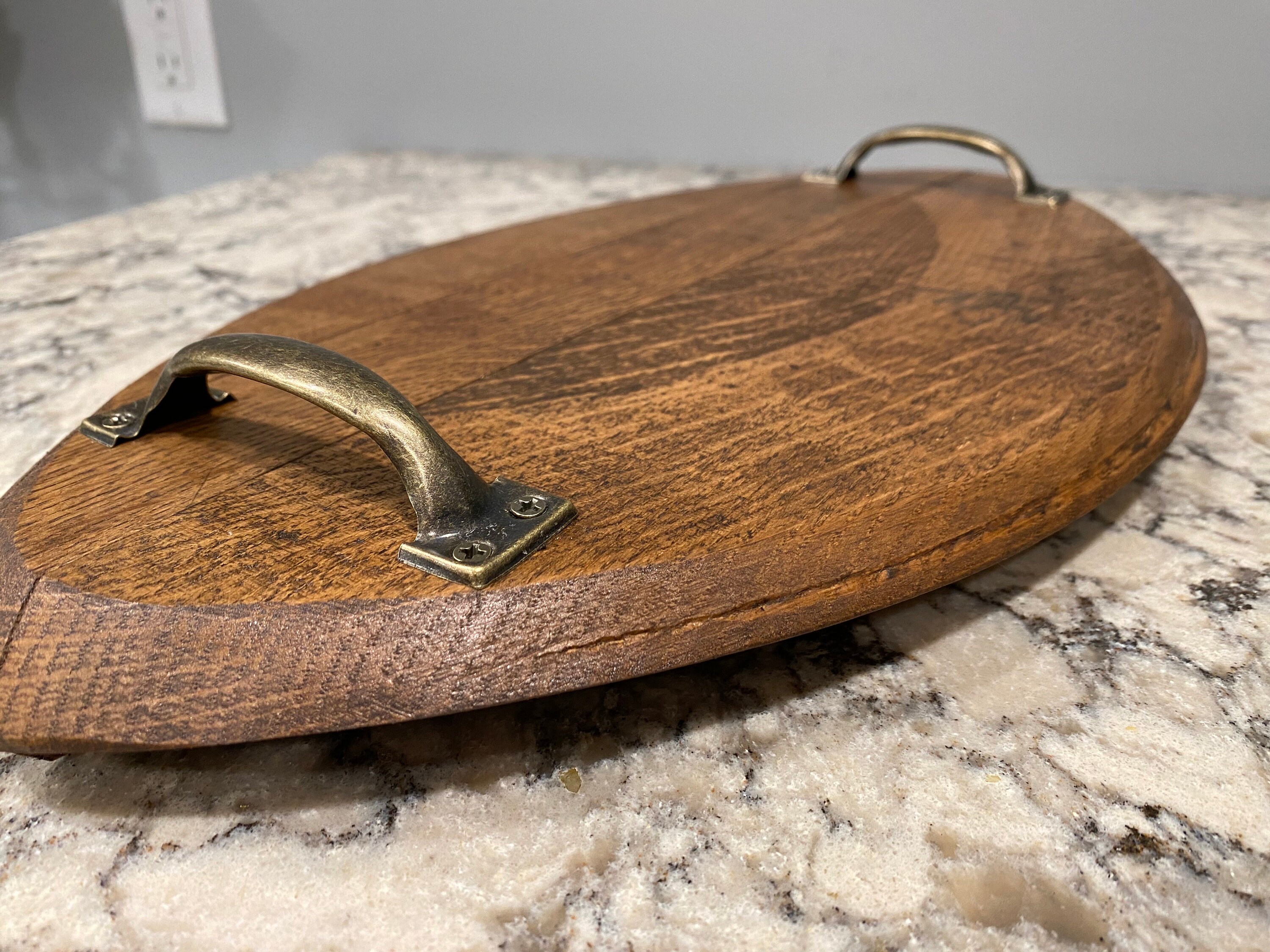 Whiskey Barrel Lid Charcuterie Board Small - Etsy