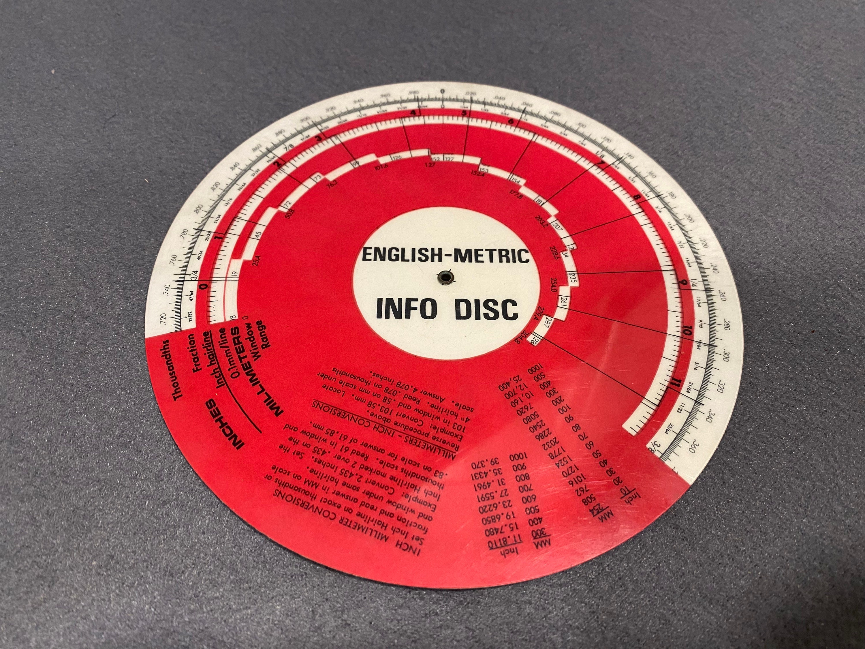Vintage Decimal and Metric Conversion Charts Lot of 3 - Etsy