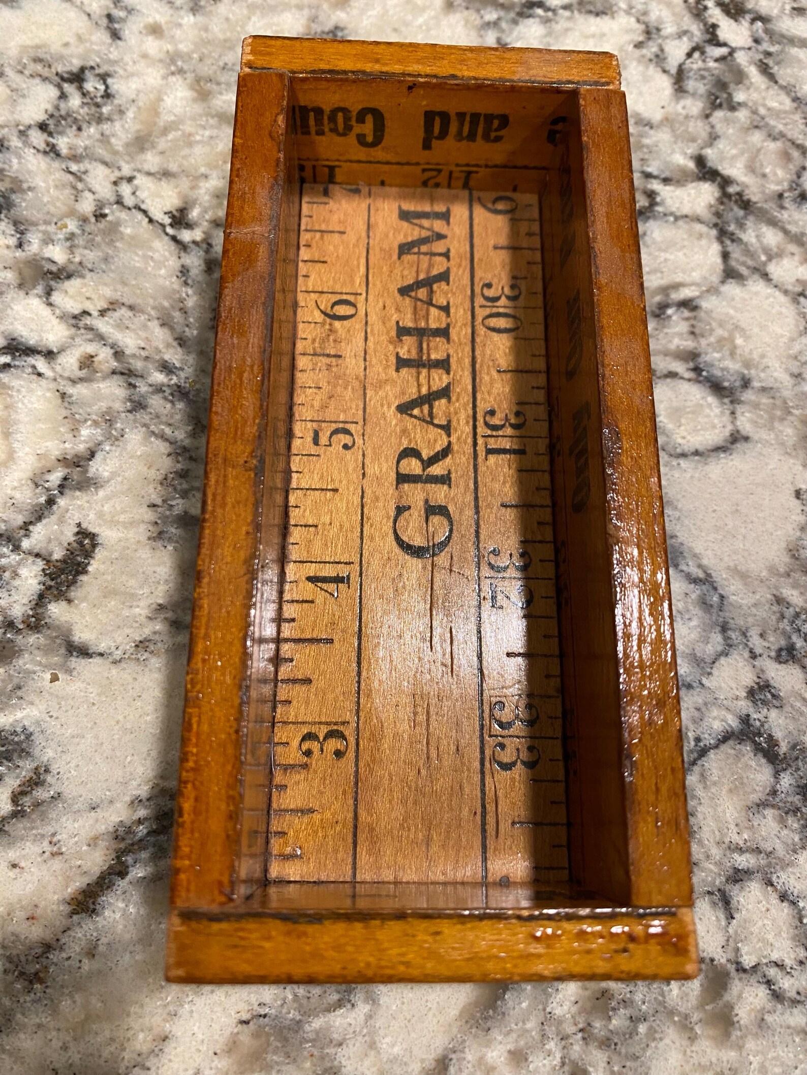 Handcrafted Trinket or Pencil Yardstick Box Various Sizes Handcrafted ...