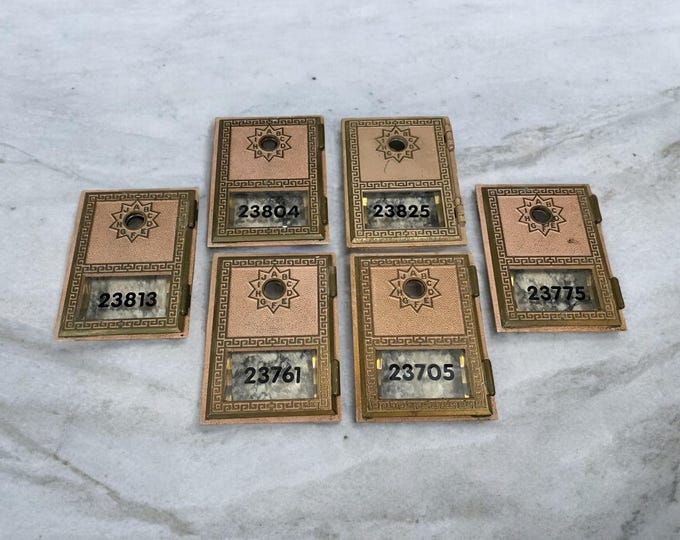 Vintage Post Office Box Doors - Etsy