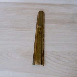 Vintage Plating Sample Advertising Piece | Antique Metal Display With ...