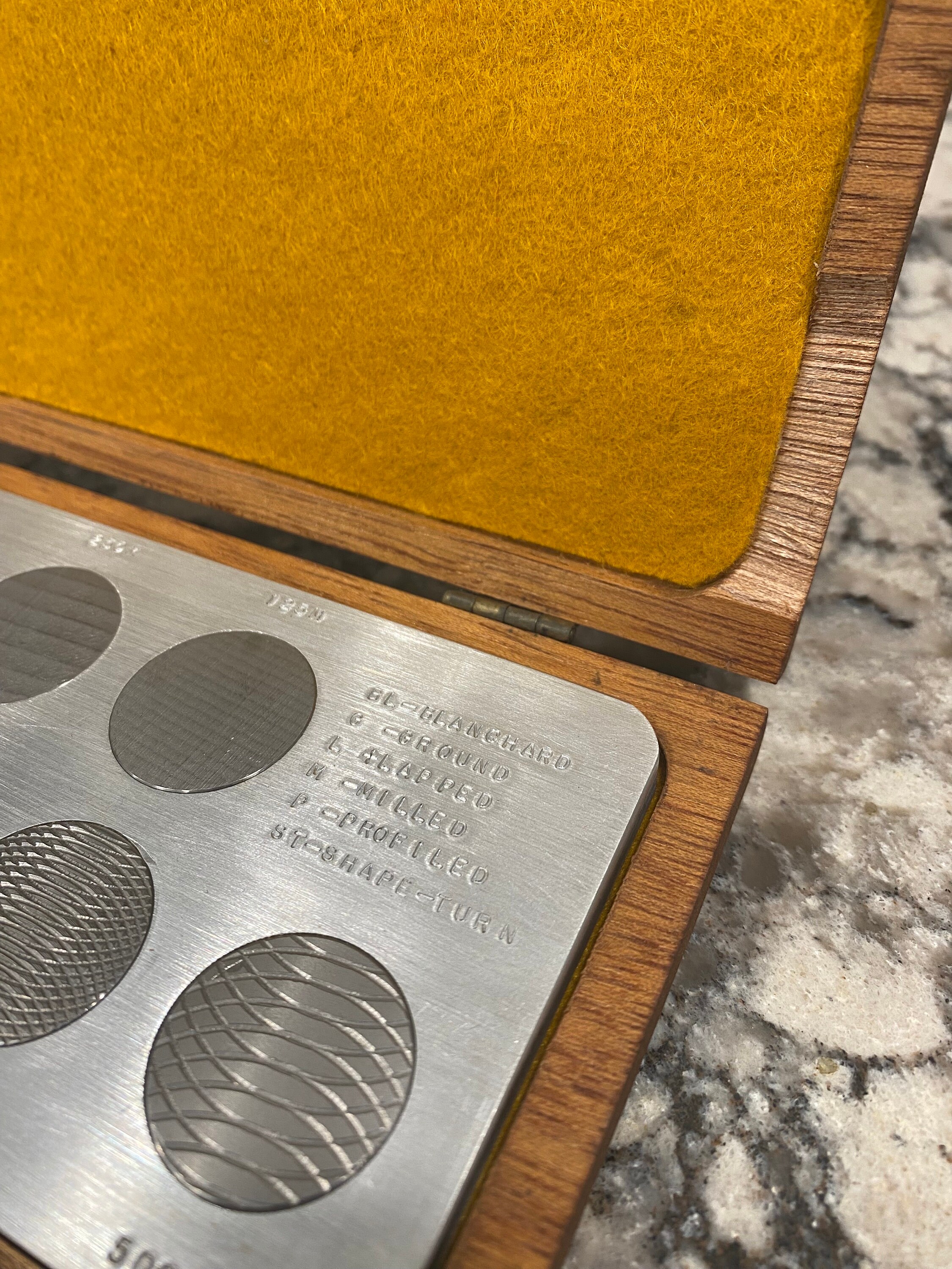 Vintage Machinist Surface Finish Comparator. - Etsy