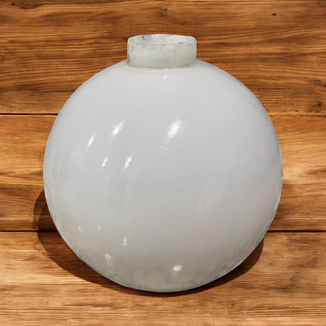 Vintage Milk Glass Lightning Rod Ball Antique Weather Vane Globe ...