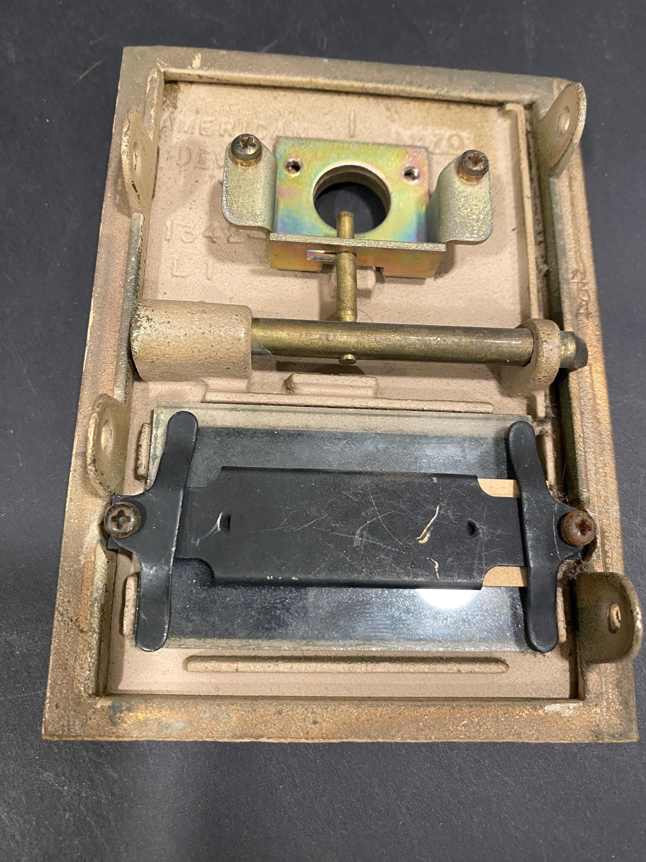 Vintage Post Office Box Doors and Frames | Industrial, Retro Storage ...