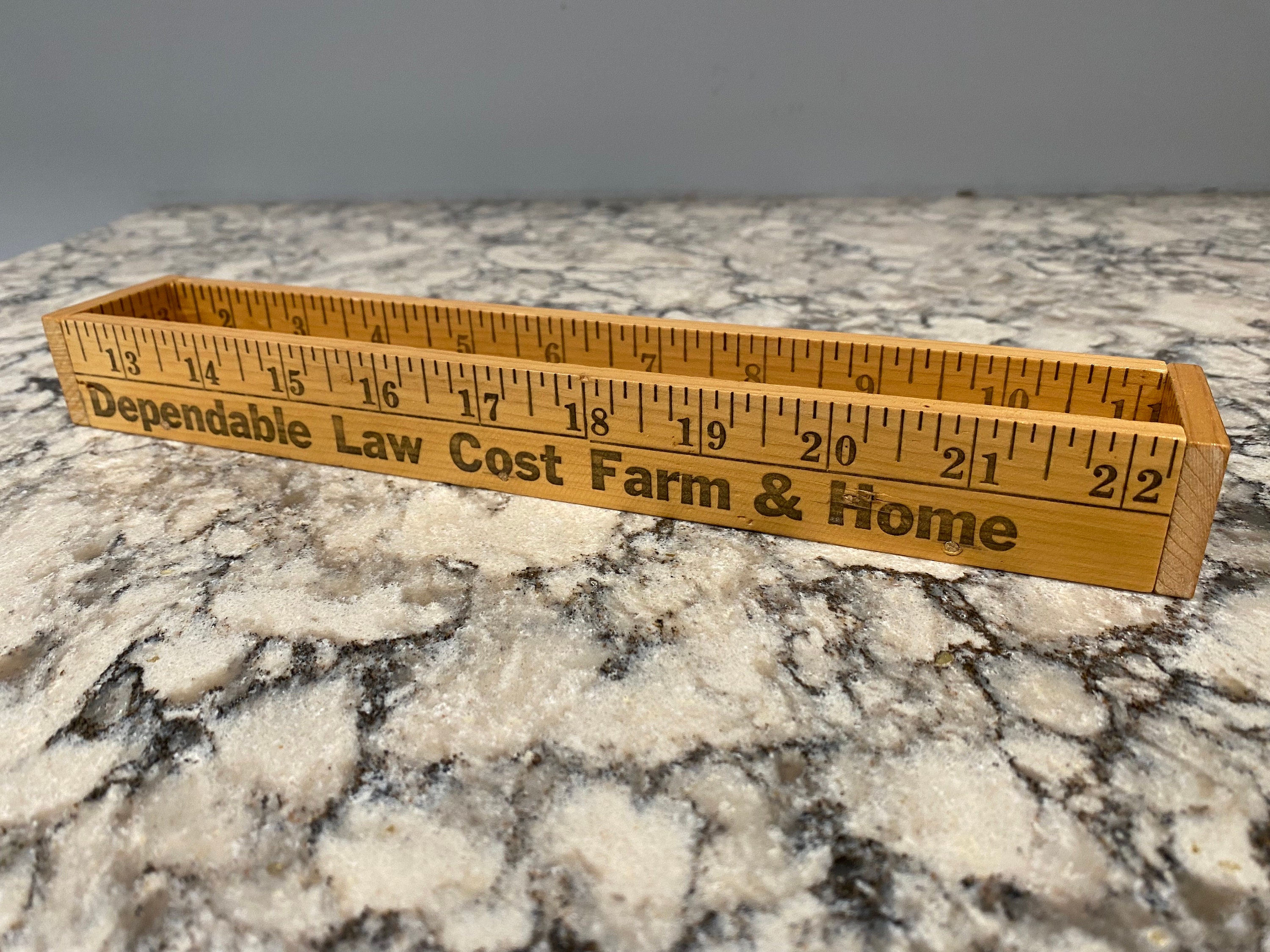 Handcrafted Yardstick Trinket or Pencil Box - Etsy