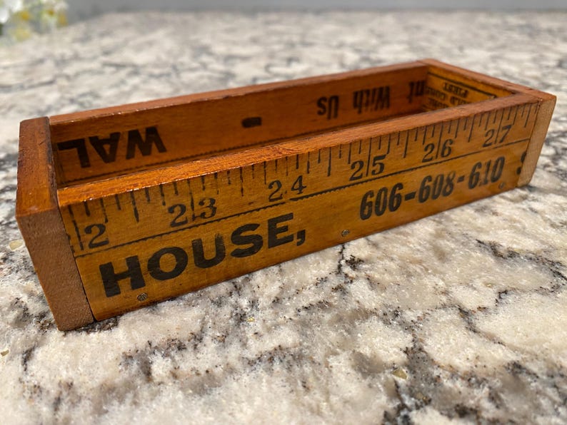 Handcrafted Trinket or Pencil Yardstick Box Various Sizes Handcrafted ...