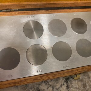 Vintage Machinist Surface Finish Comparator. - Etsy