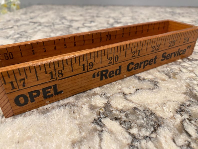 Handcrafted Trinket or Pencil Yardstick Box Various Sizes Handcrafted ...