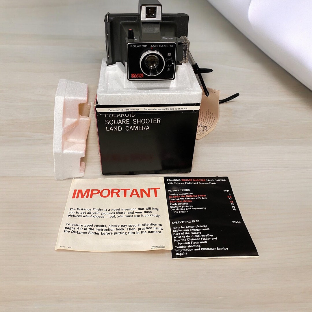 Polaroid Square Shooter Land Camera NIB Vintage - Etsy