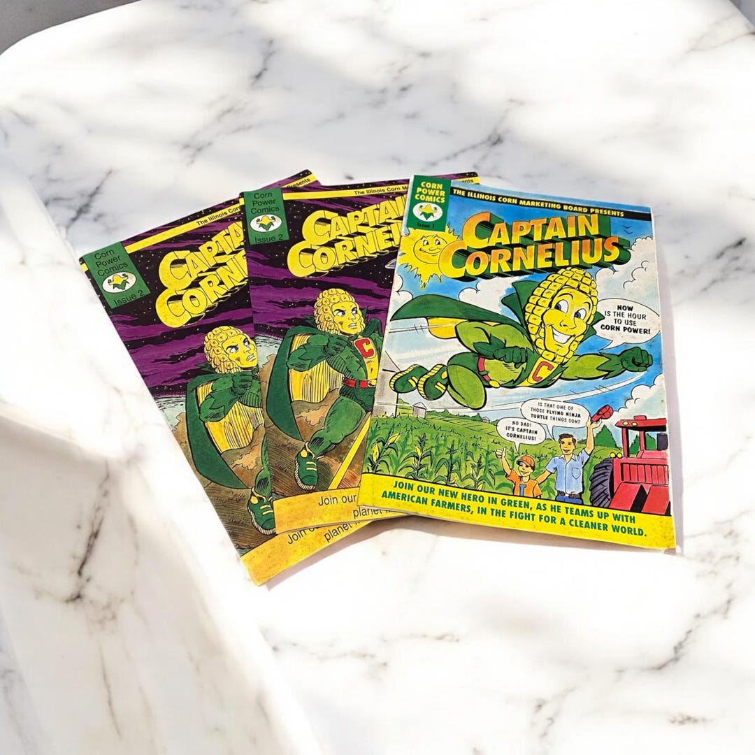 Vintage Captain Cornelius Comic Lot of 3 - Rare Retro Cartoon ...