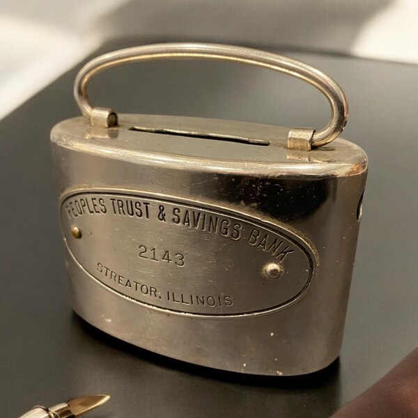 Vintage Coin Bank - Etsy