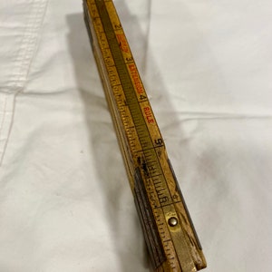 Vintage Lufkin No X46 Extension Ruler Red End - Etsy