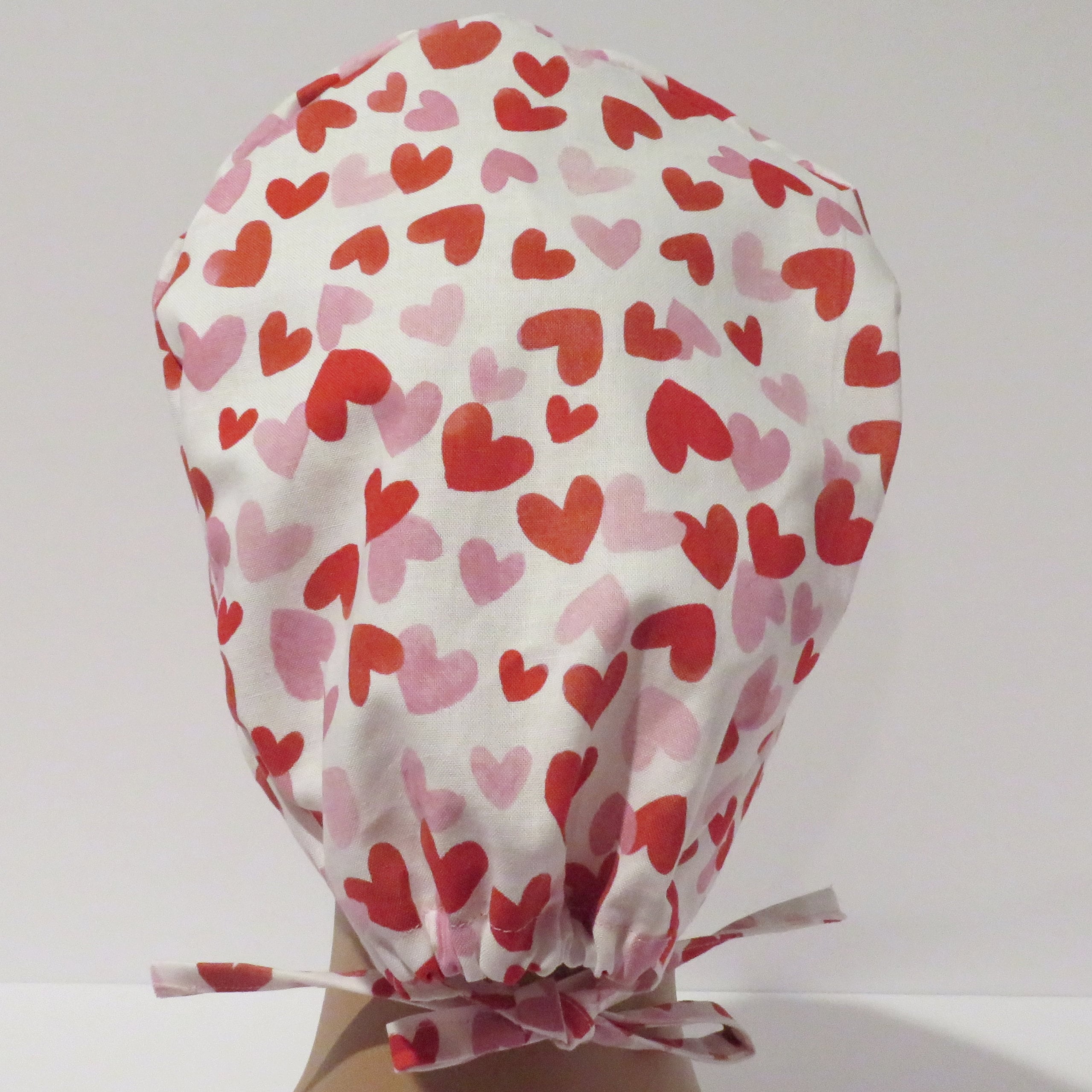 Heart Hats Tieback Hats Valentine Heart Design Hats Pink - Etsy