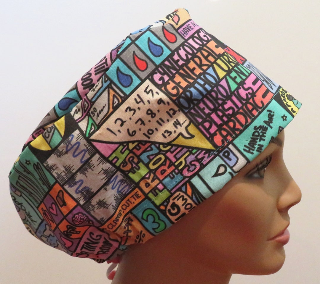 Surgery Design Caps, Surgical Caps, Euro Design Hats - Etsy