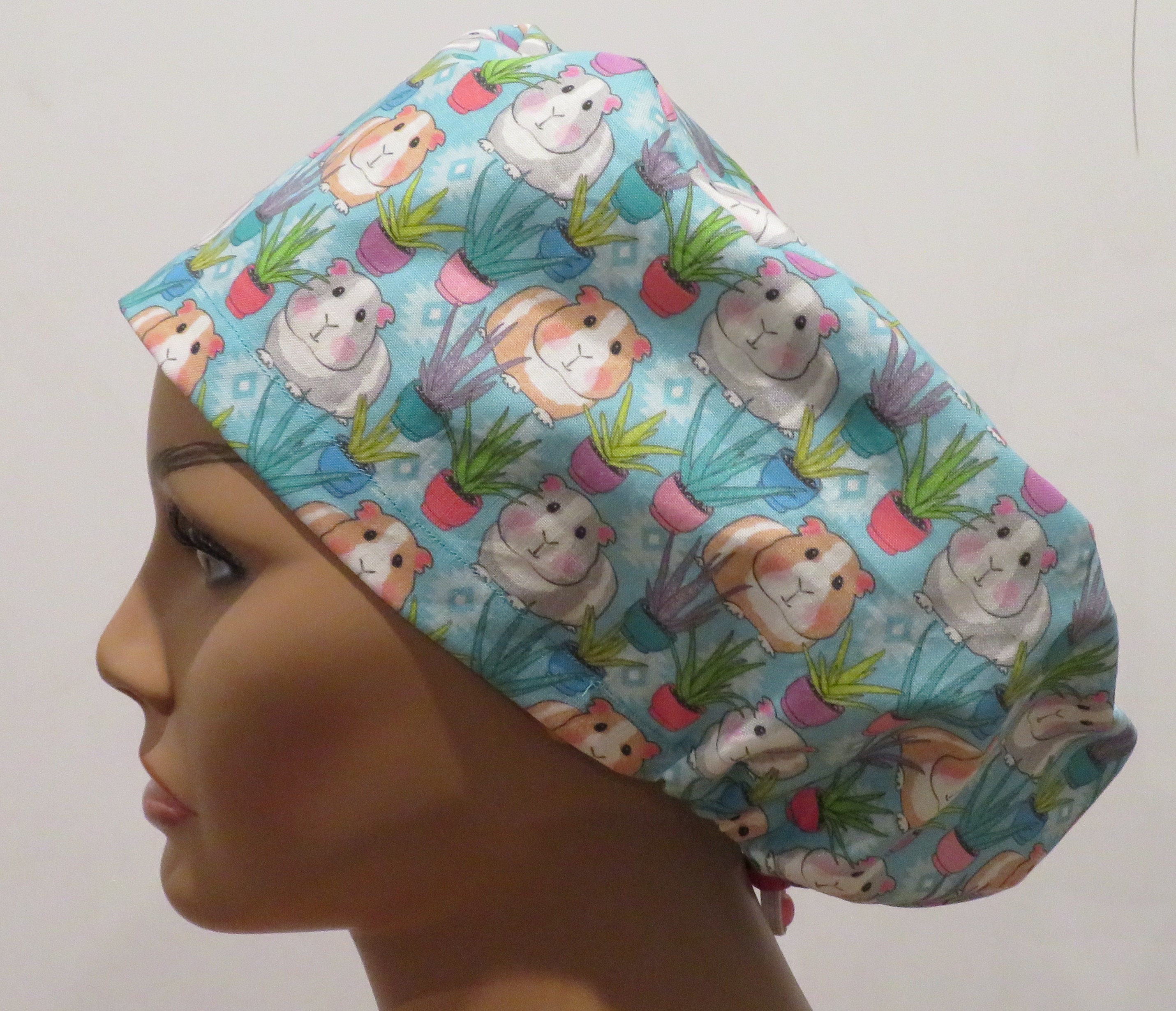 Guinea Pig Surgical Cap, Cute Pig Design Hats, Euro Style Caps, Cactus ...