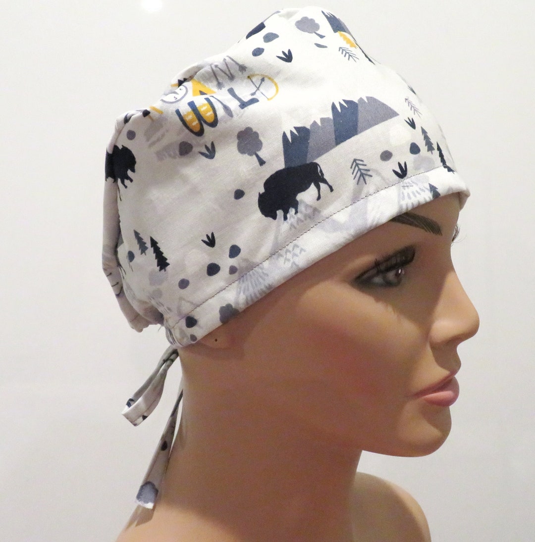 Scrub Caps for Men, Surgical Cap, Wild Design Scrub Cap, Dental Scrub ...