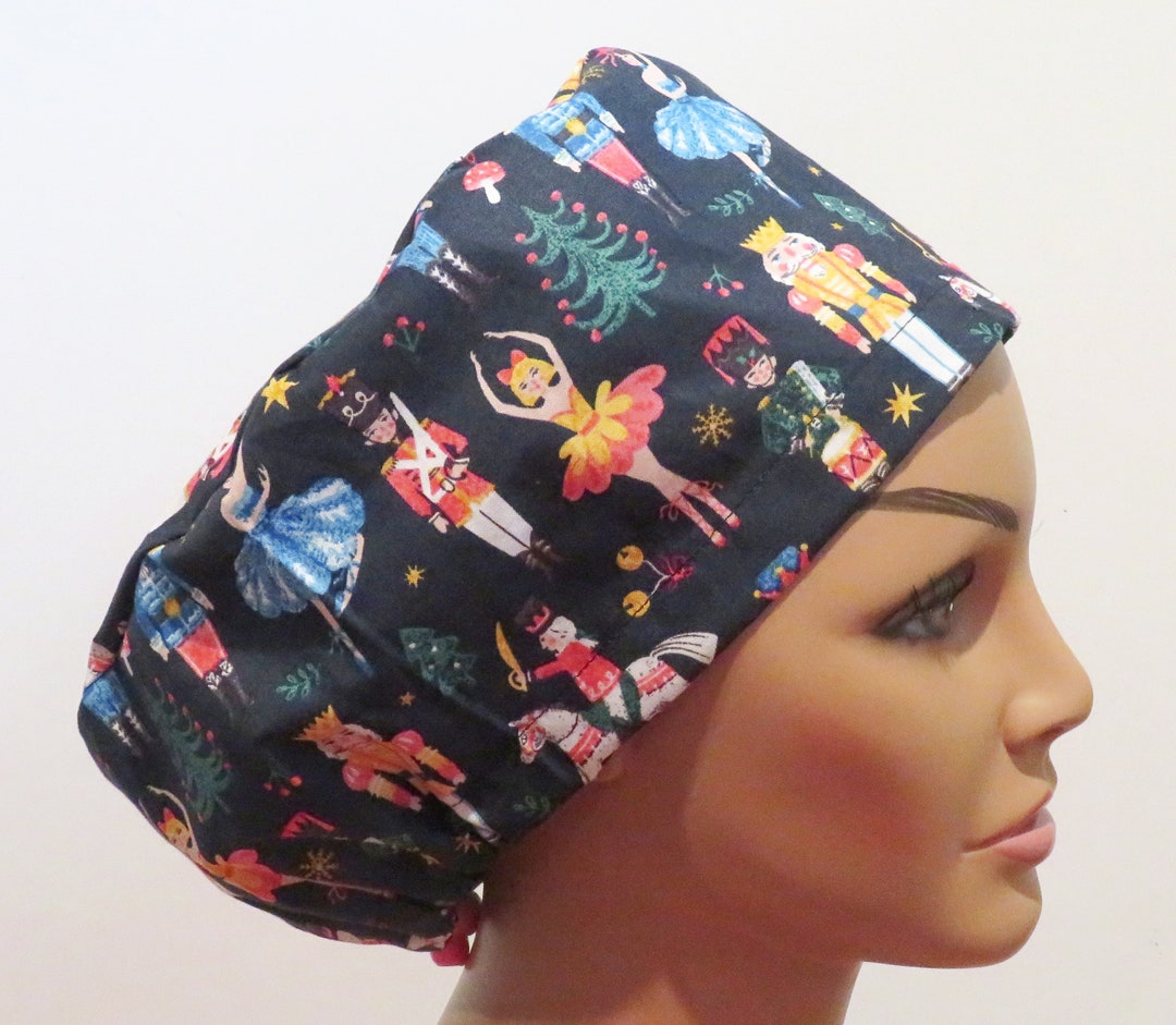 Nutcracker Surgical Hats, Scrub Caps, Nurse Hats, Ballerina Design Hats ...