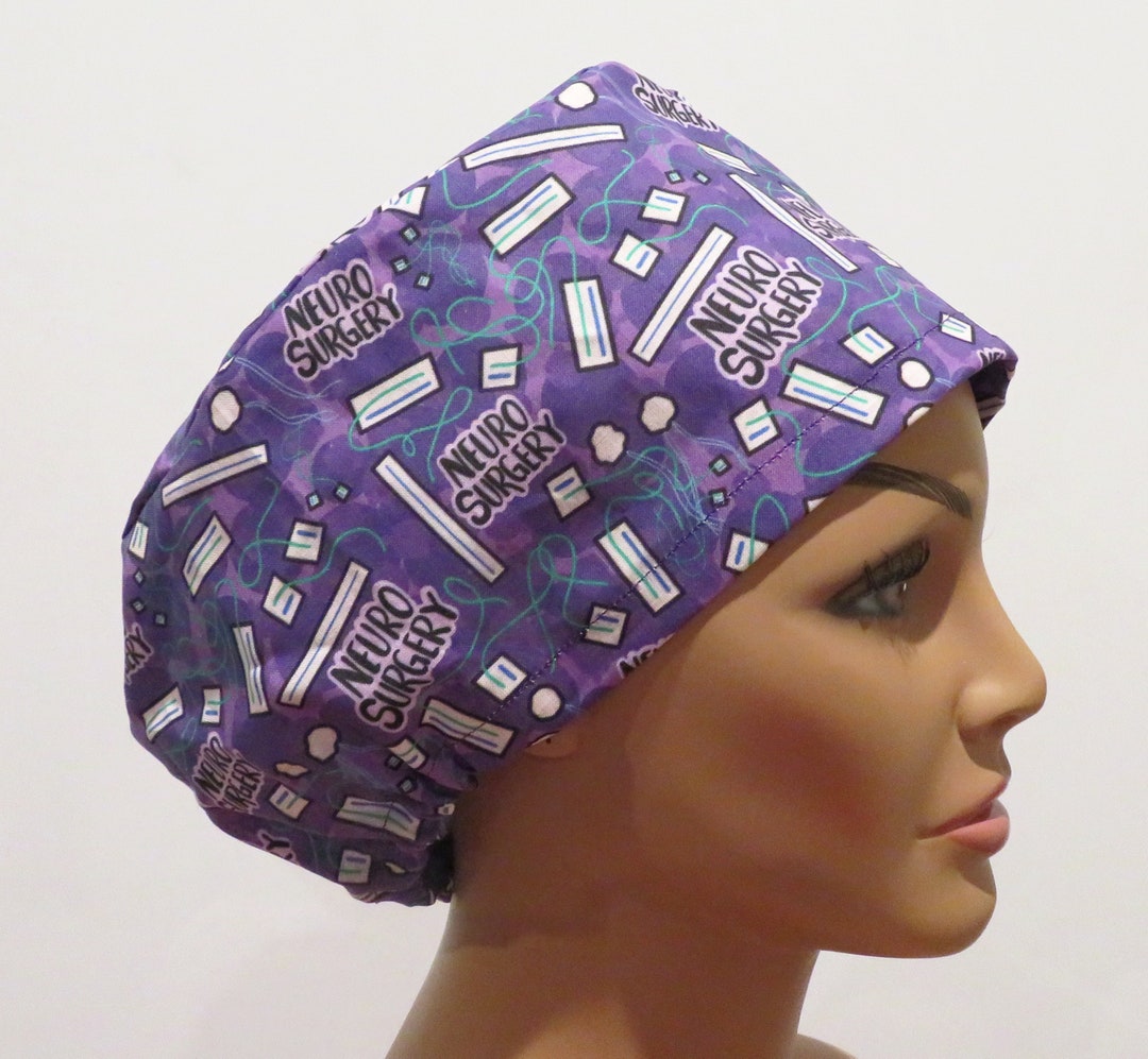 Neuro Surgery Design Surgical Caps, Euro Style Hats - Etsy