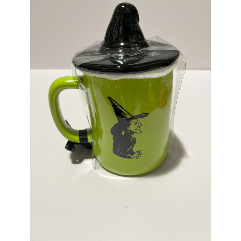 New Rae Dunn Wizard of Oz Hat Topper Mug ill Get You My Pretty Wicked ...