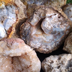 8lbs of Carthage TN Unopened Geodes/agates/nodules Lapidary Break or ...