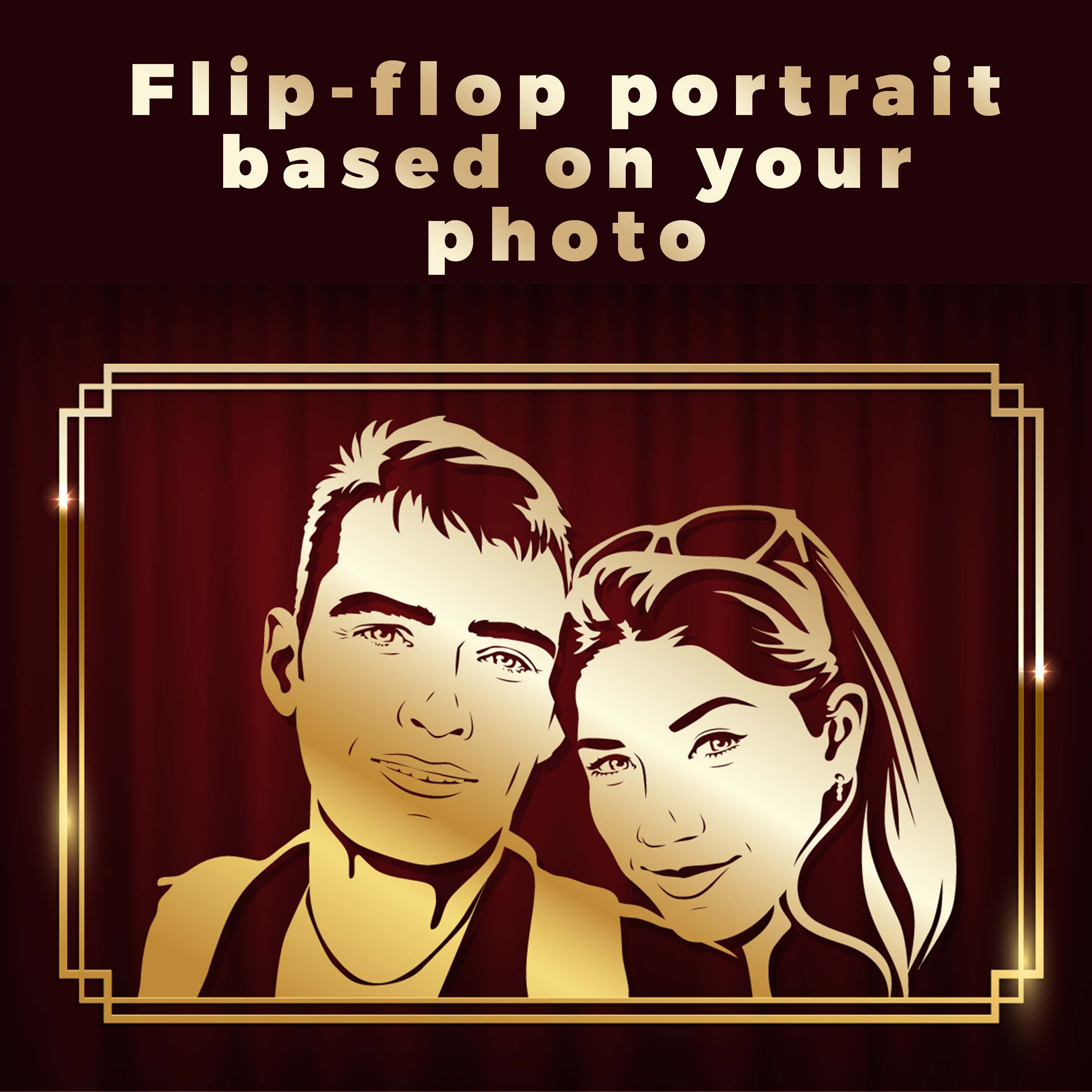 Custom Portrait SVG From Photo - Etsy