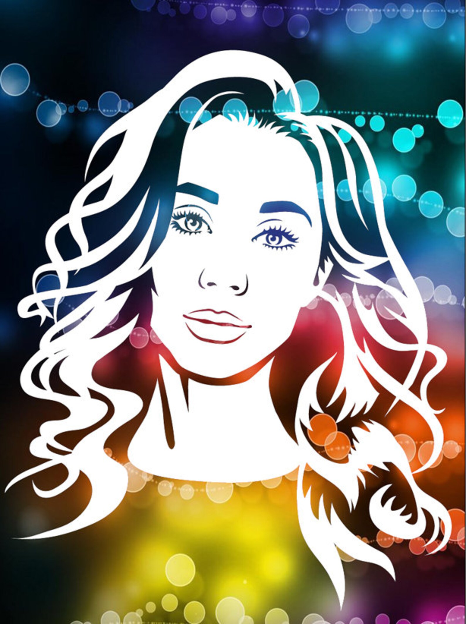 Custom SVG Portrait From Photo - Etsy